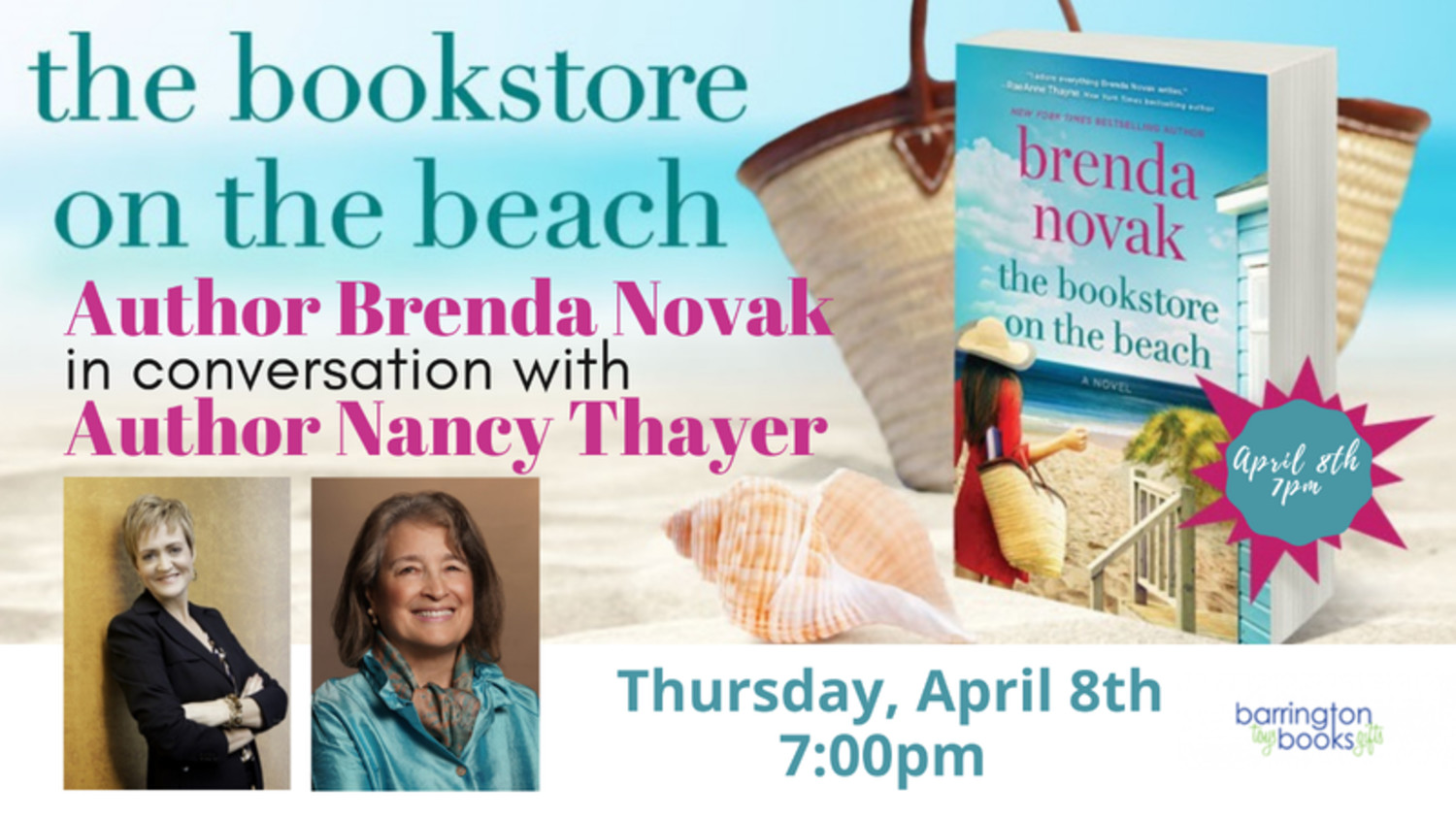 Virtual Event: NY Times Bestselling Author Brenda Novak: The Bookstore ...