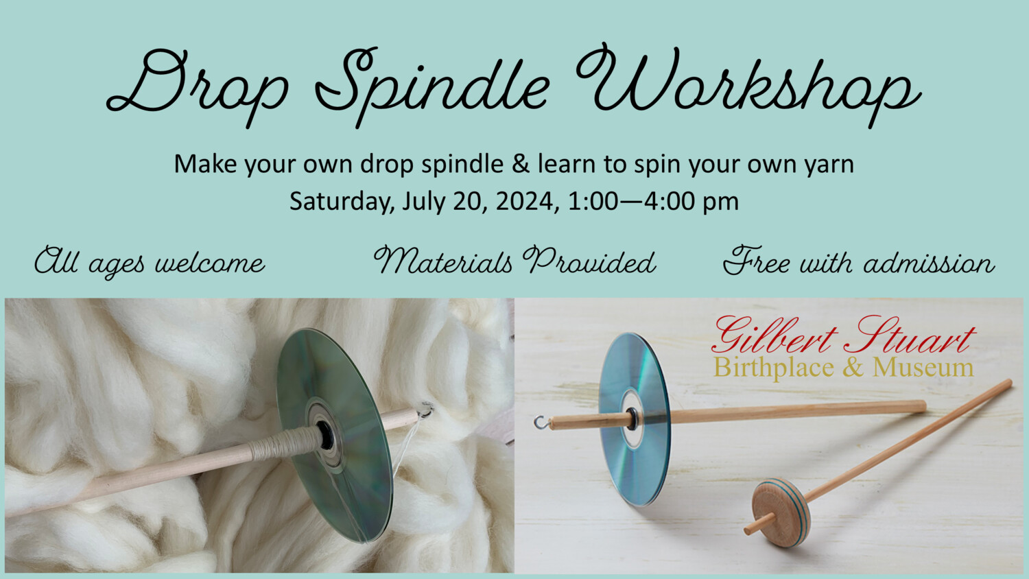 Drop Spindle Workshop | Hey Rhody Media Co.