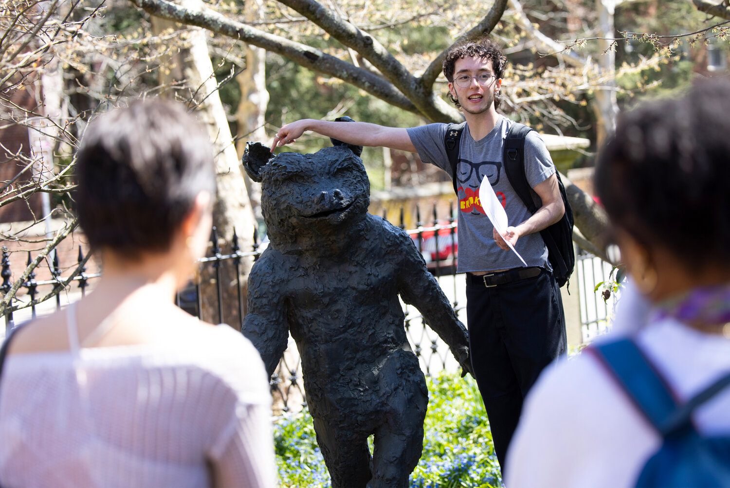 The Brown Arts Institute Showcases Beloved Statues, from Bronze Bruno ...