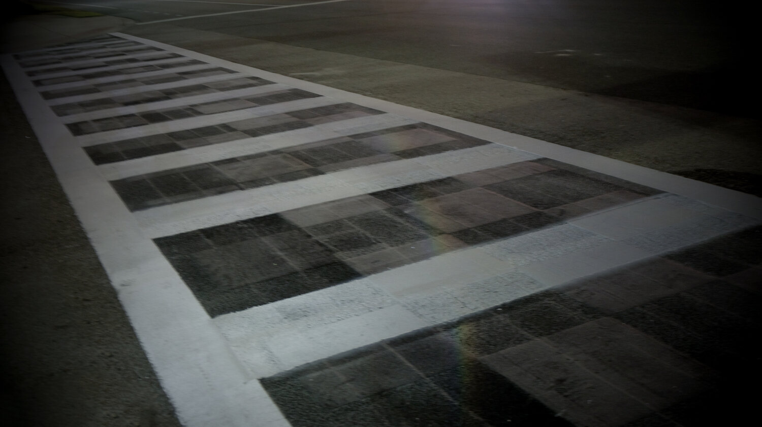 Checkered Flag Crosswalks on Int'l Speedway Blvd Painted Over | WNDB ...