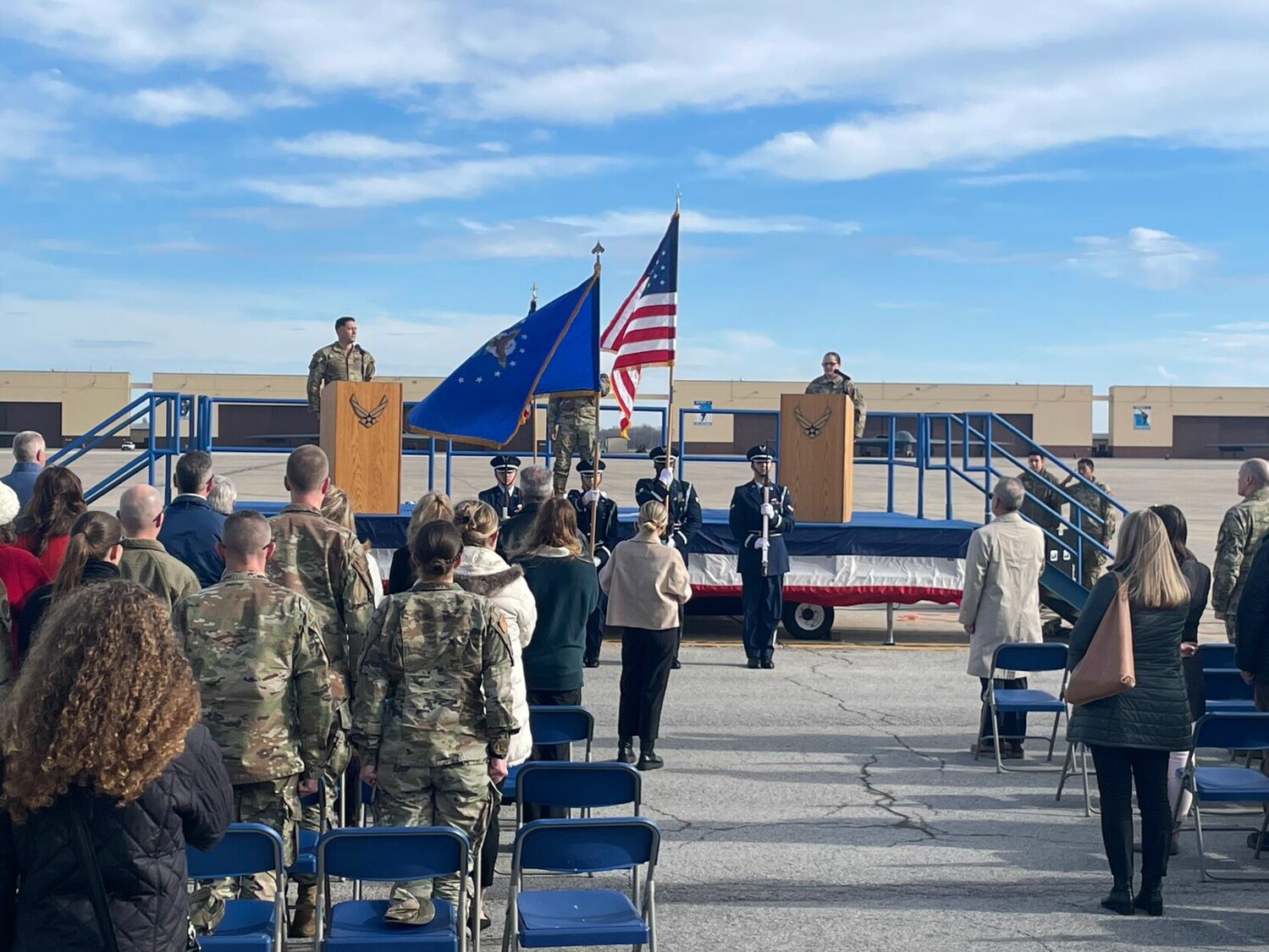 509th Bomb Wing celebrates B-2 Spirit's first touchdown at Whiteman 30 ...