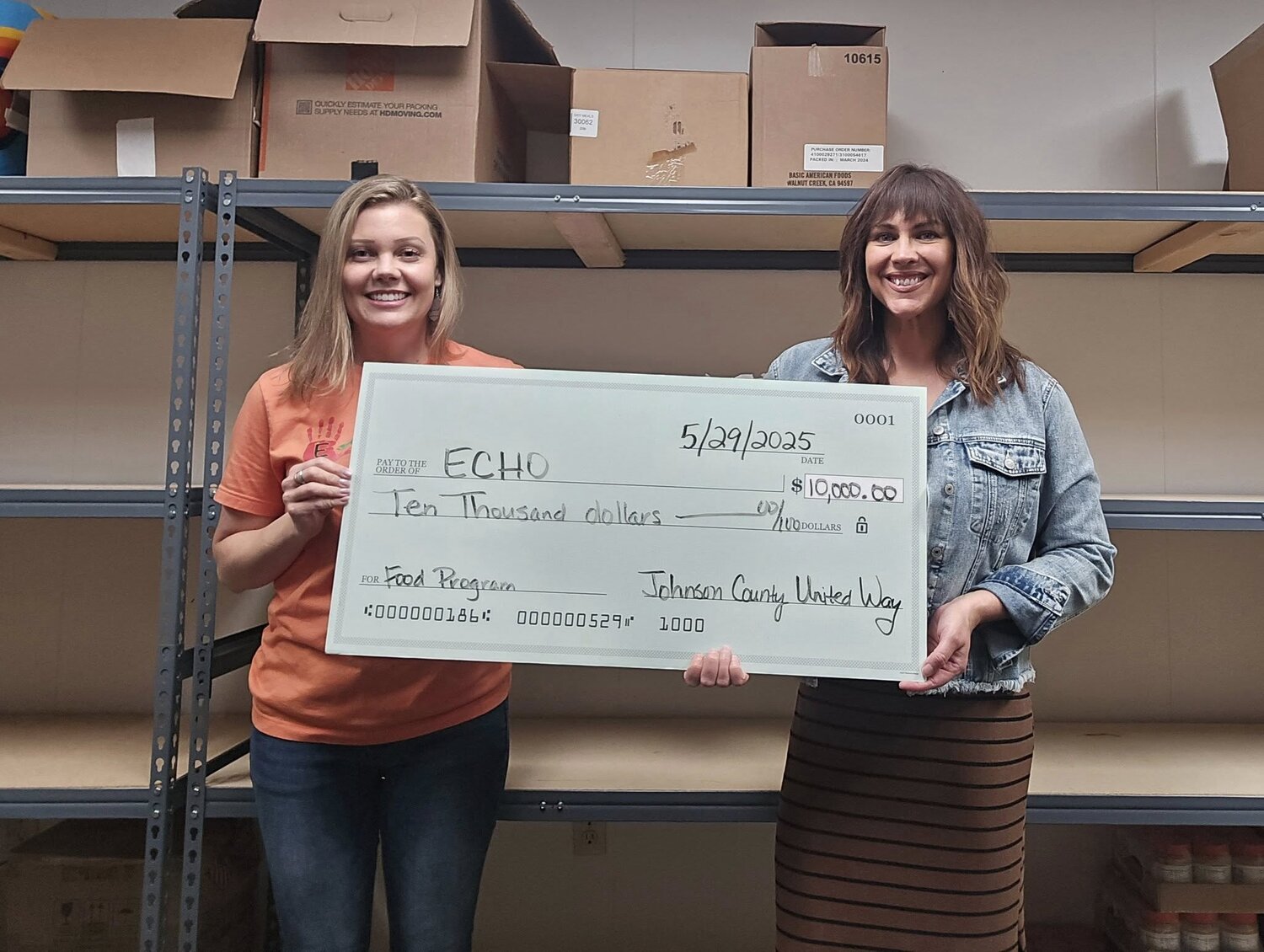 PHOTO: ECHO receives grant from Johnson County United Way | Star-Journal