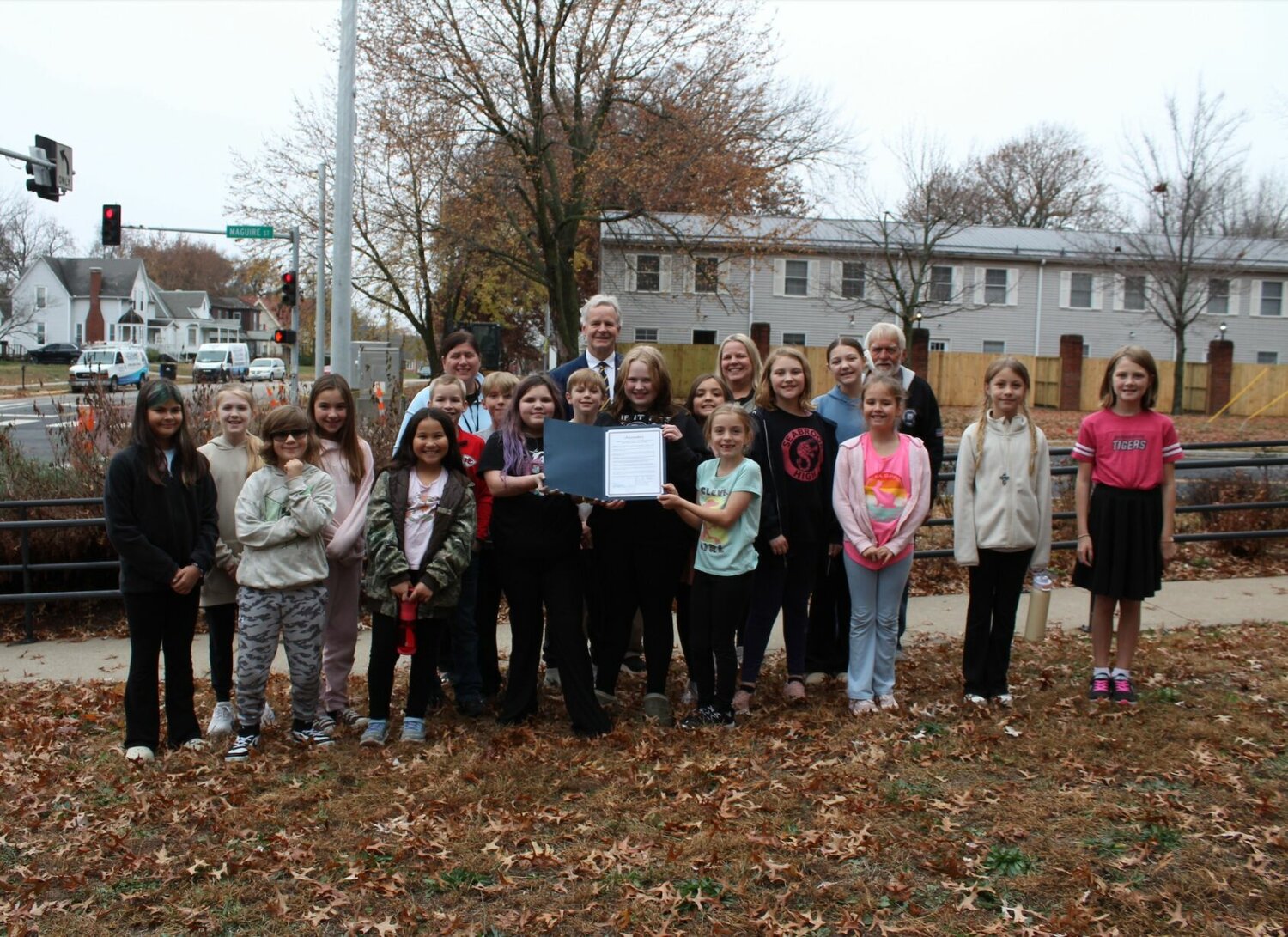 Martin Warren Elementary celebrates 100 years with new flag ceremony ...