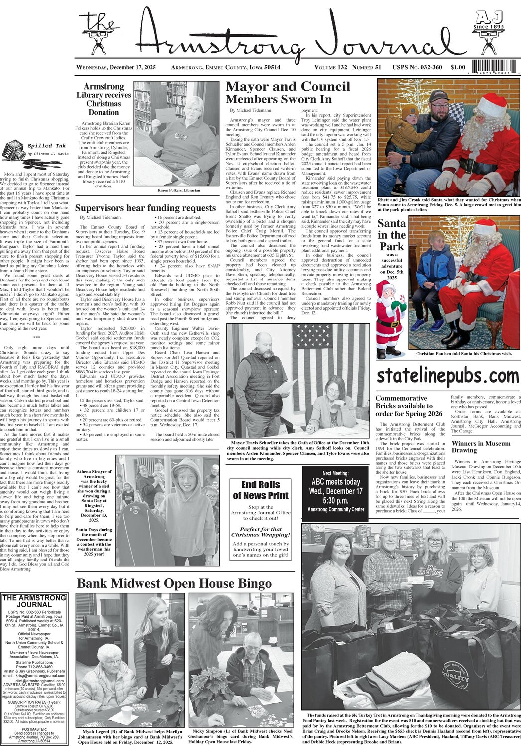 Armstrong Journal 12-17-2025 | The Armstrong Journal