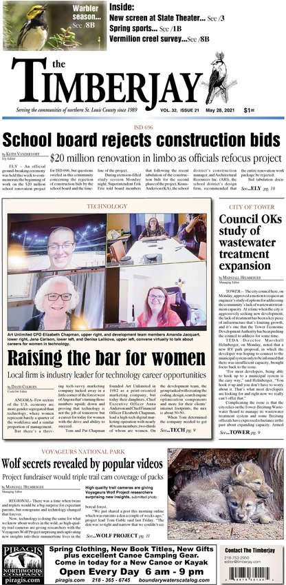 May 28, 2021 e-edition - The Timberjay