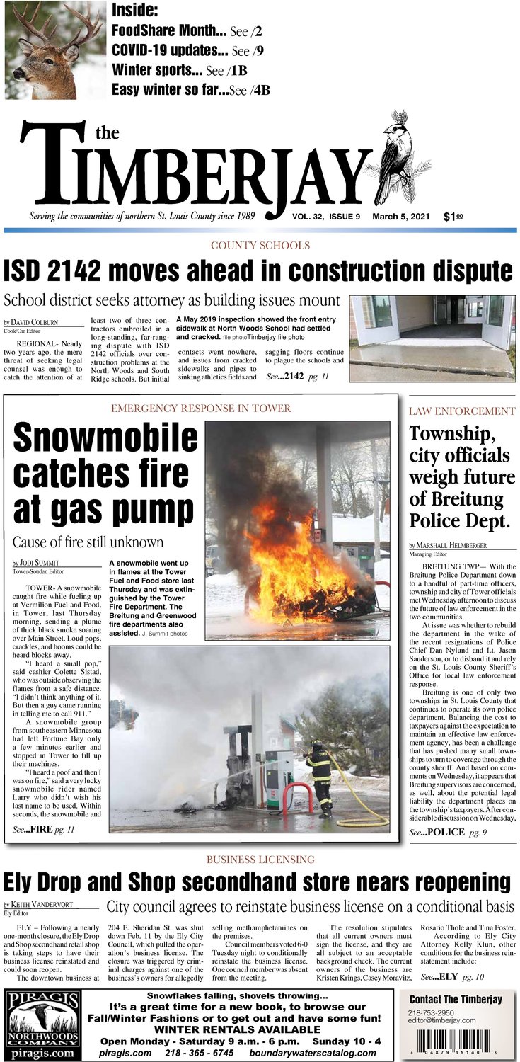 March 5, 2021 e-edition - The Timberjay