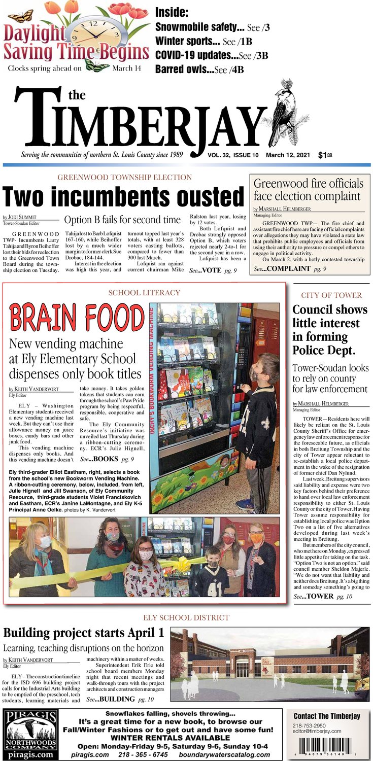 March 12, 2021 e-edition - The Timberjay