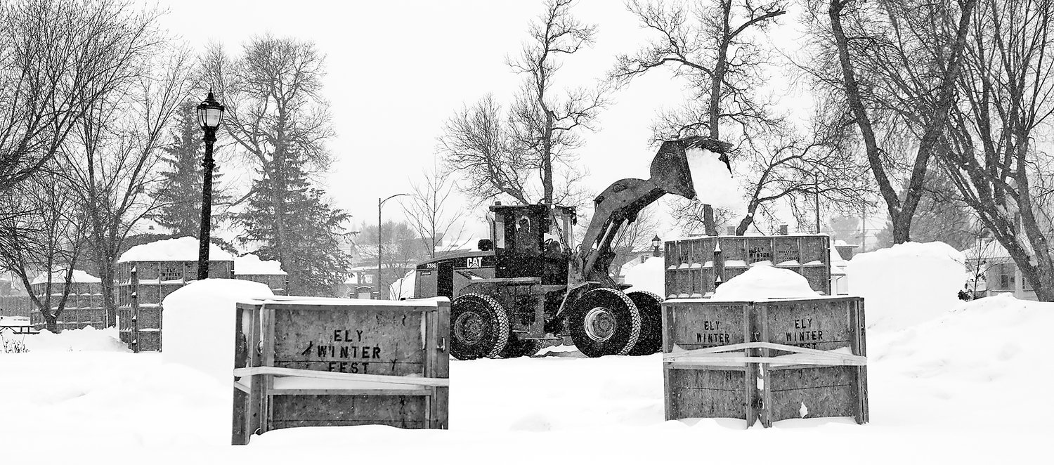 City of Ely helps prepare Whiteside Park for Winter Festival - The ...