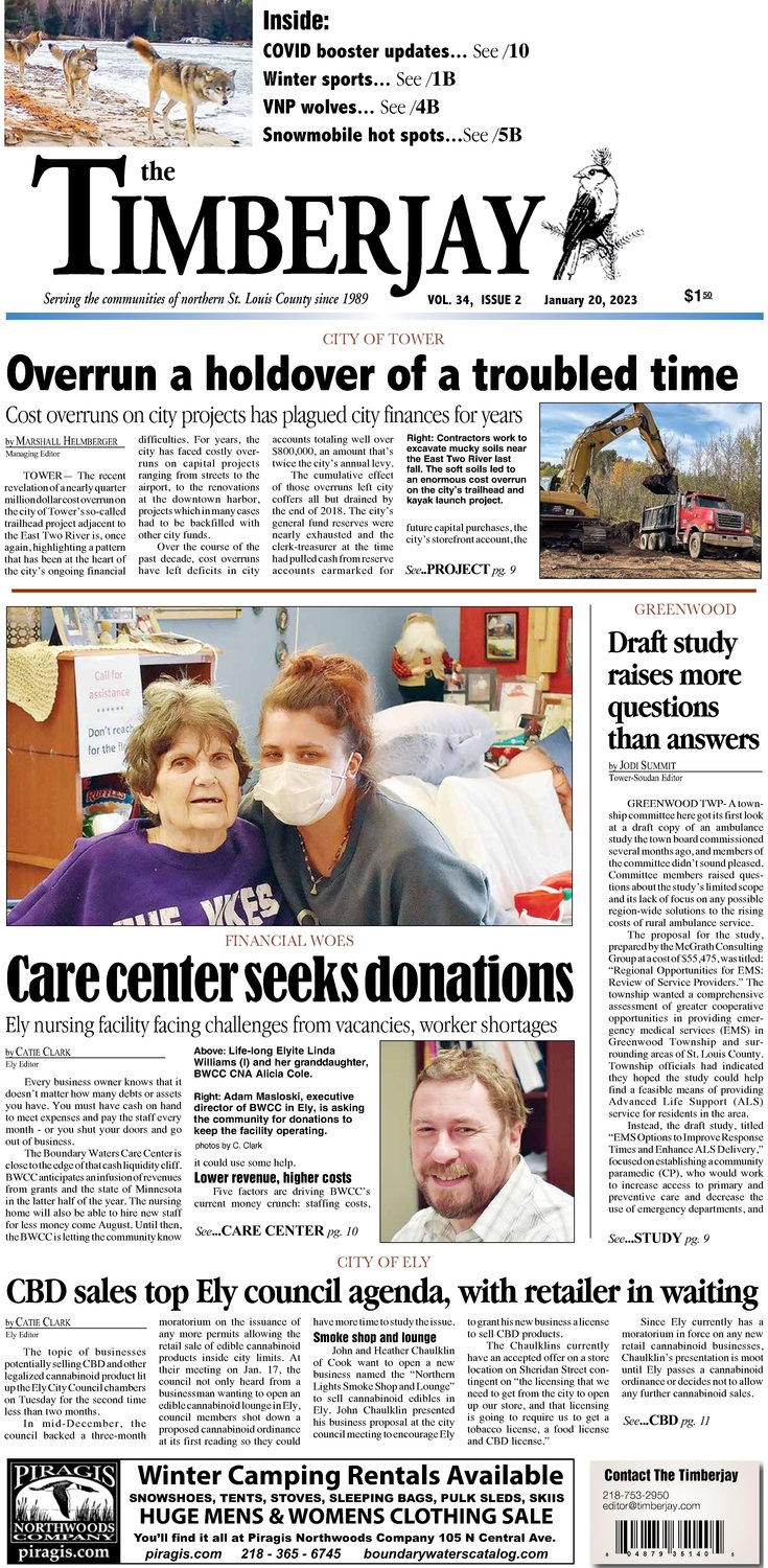 January 20, 2023 e-edition - The Timberjay