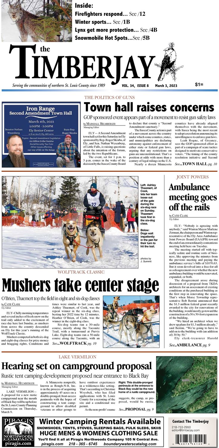 March 3, 2023 e-edition - The Timberjay