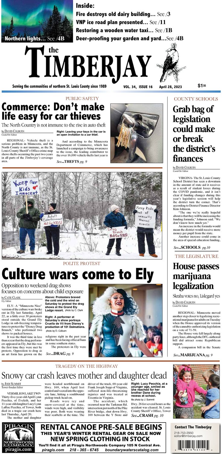 April 28, 2023 e-edition - The Timberjay