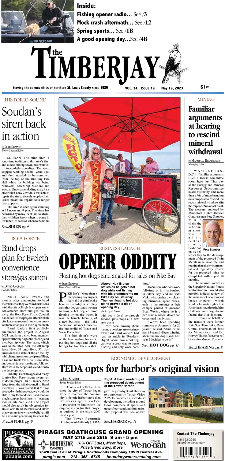 May 19, 2023 e-edition - The Timberjay