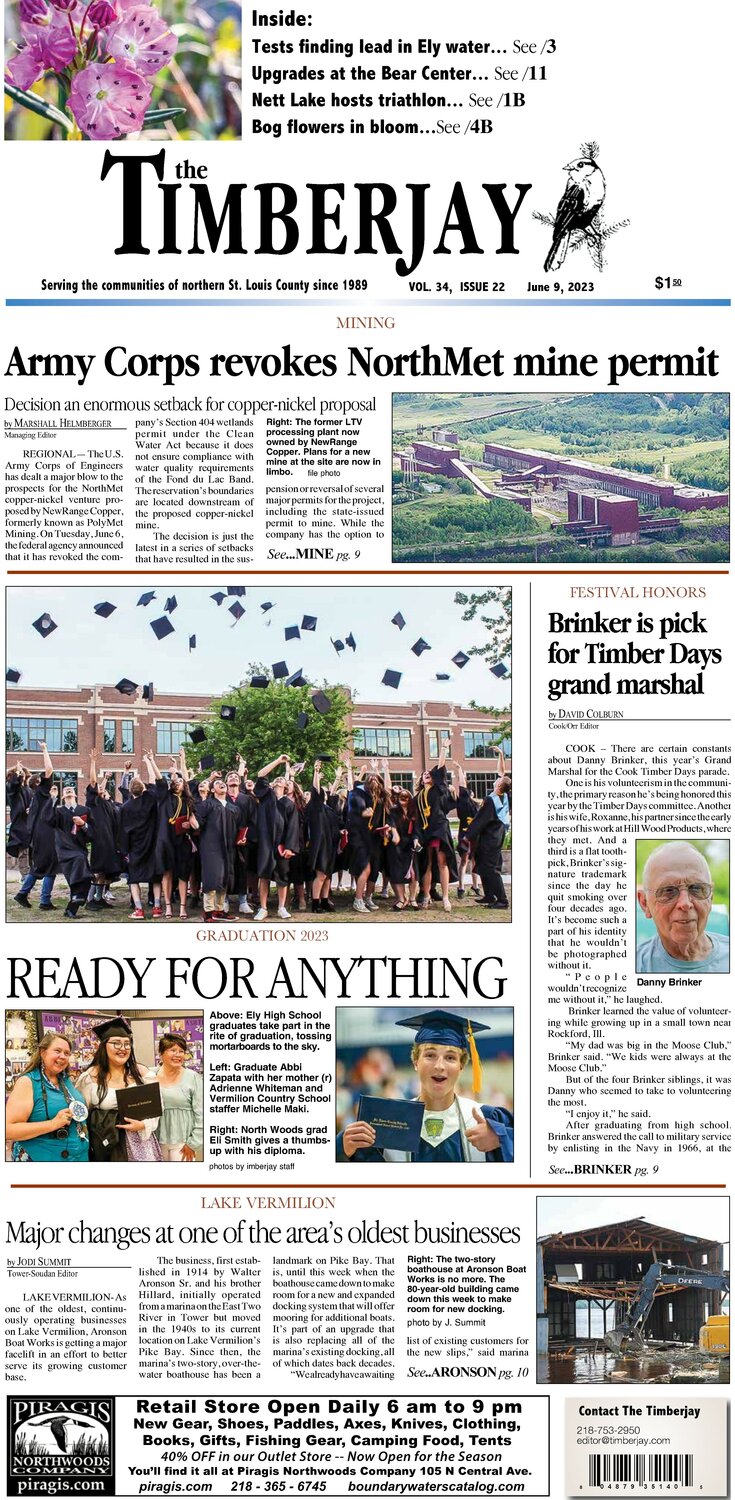 June 9, 2023 e-edition - The Timberjay