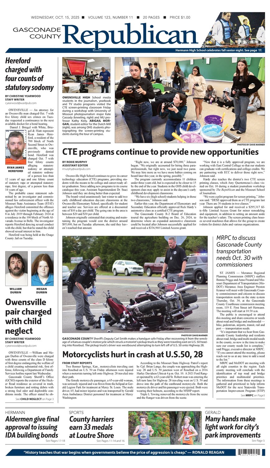 GCR - 10-15-22 | Gasconade County Republican