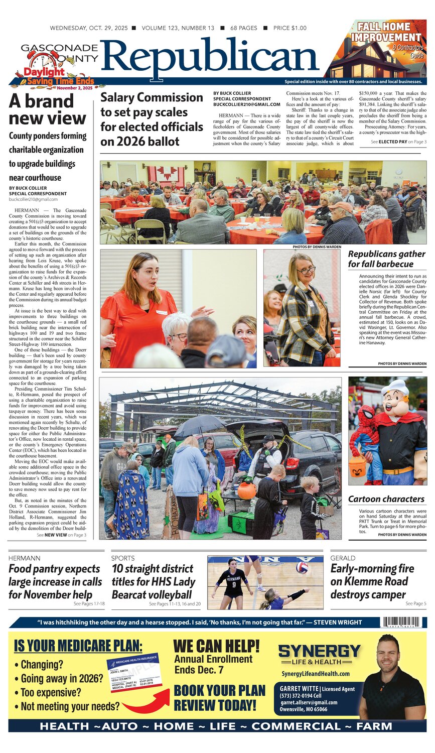 GCR 10-29-25 | Gasconade County Republican