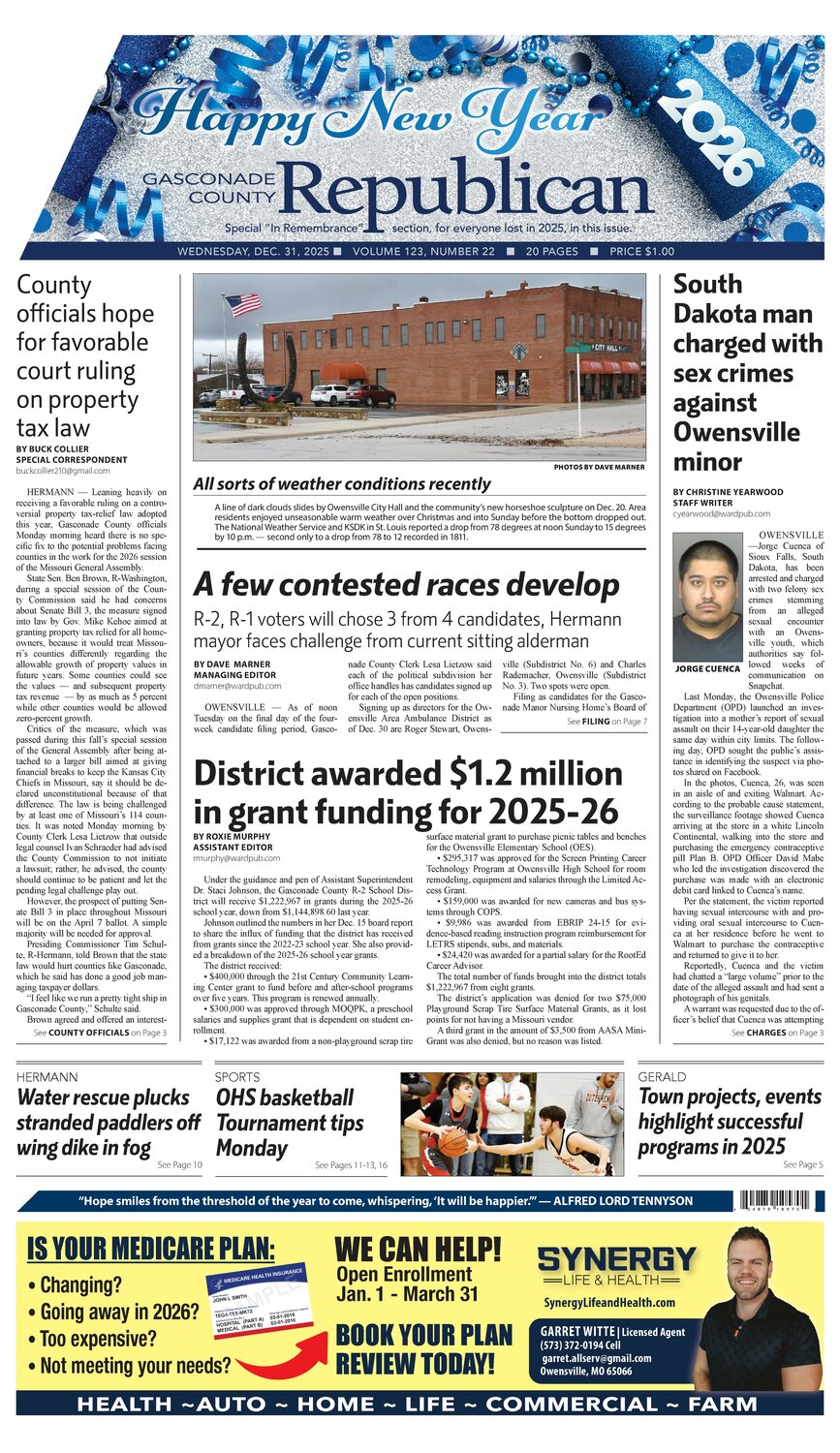GCR 12-31-25 | Gasconade County Republican