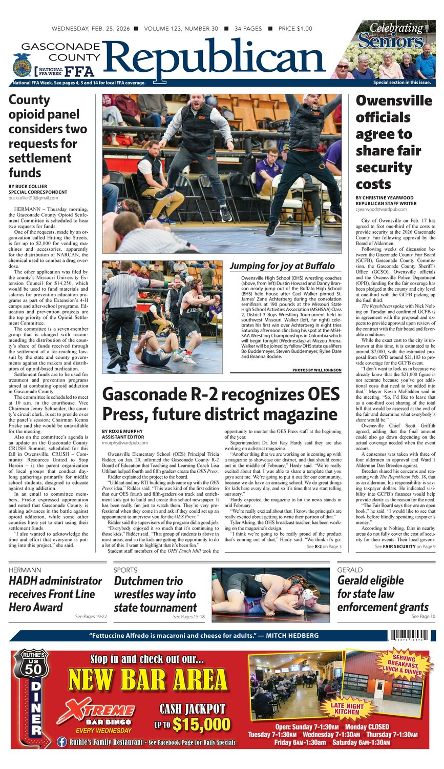 GCR 2-25-2026 | Gasconade County Republican
