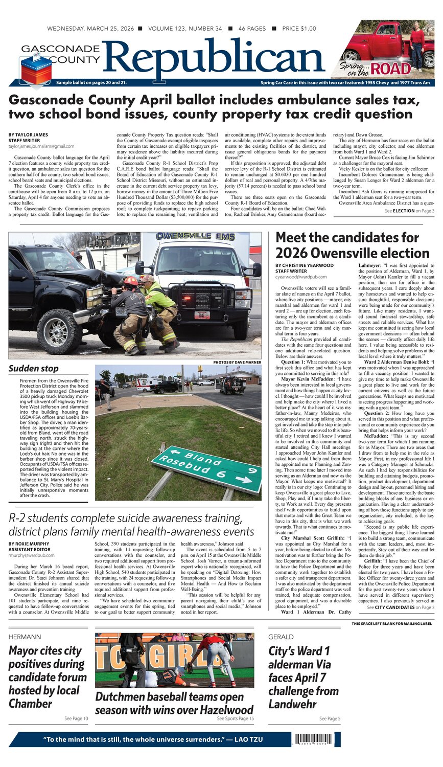 GCR 3-25-2026 | Gasconade County Republican